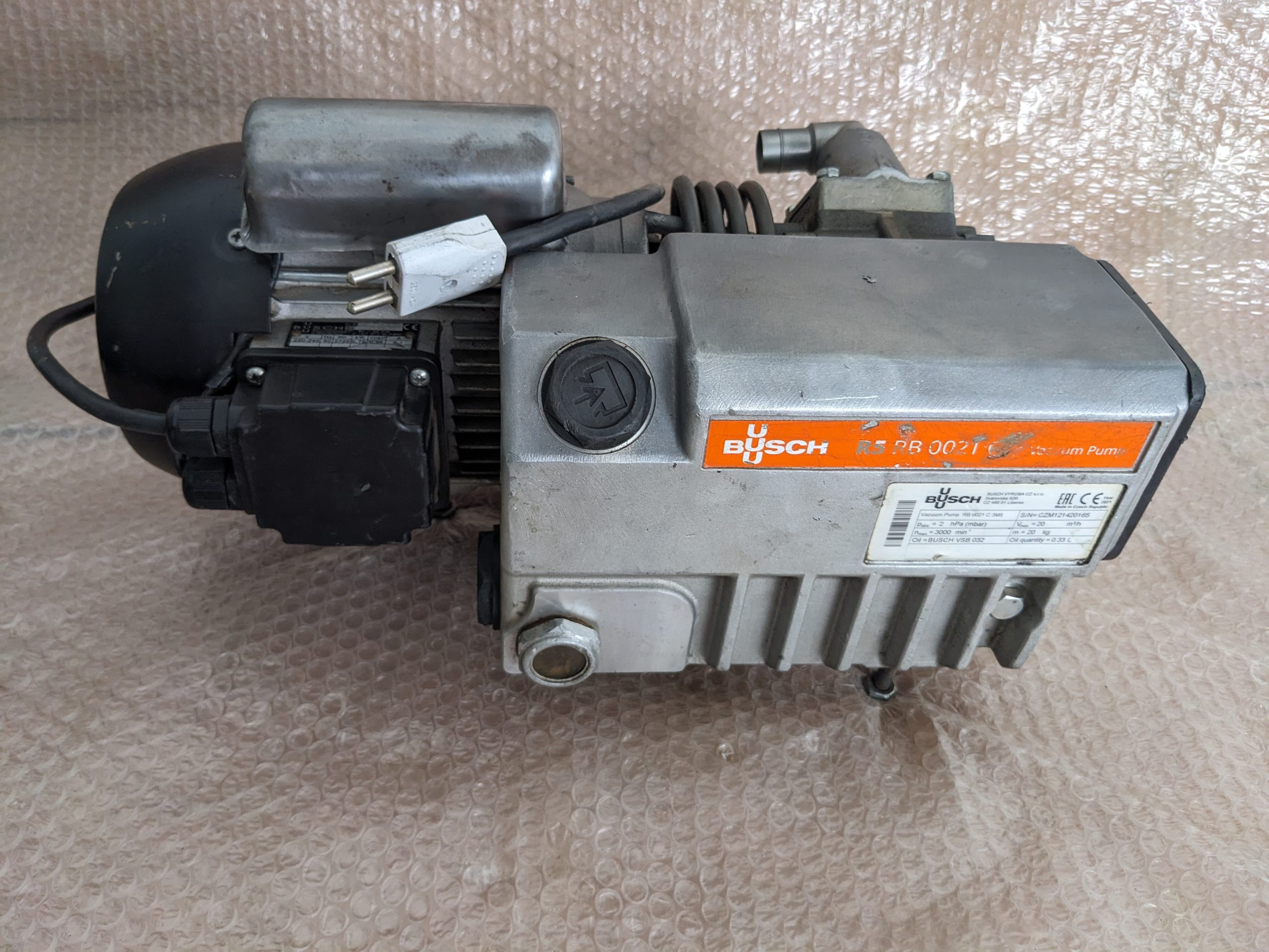 Busch R5 RB 0021 Vacuum Pump - High Efficiency & Low Maintenance Ideal ...